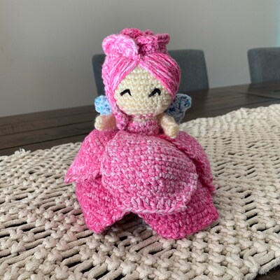 Reversible Rose Fairy Amigurumi Pattern Flower Crochet Pattern PDF - Etsy