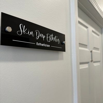 Wall Sign Name Plate 2 Sizes Personalized Door Office Sign, Executive ...