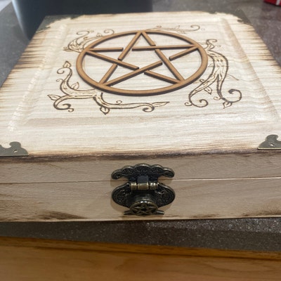 Pentacle WITCH BOX for Your Magical Instruments Totally Handmade and ...