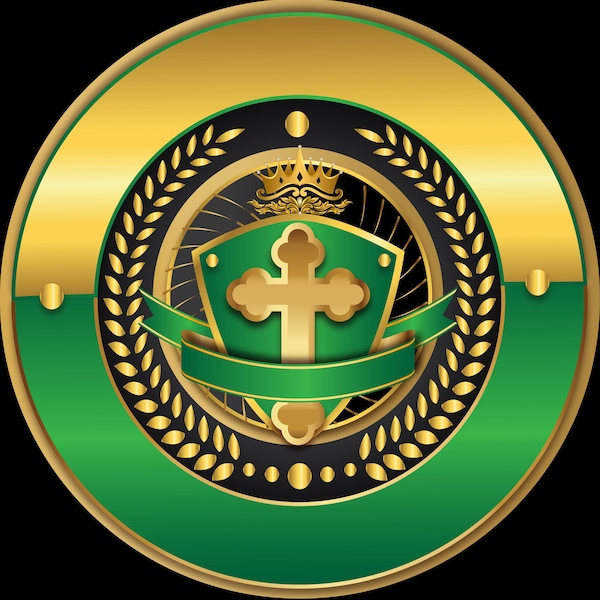 Purple Church Seal or Logo Vector Template, Editable Svg, Cut Files ...