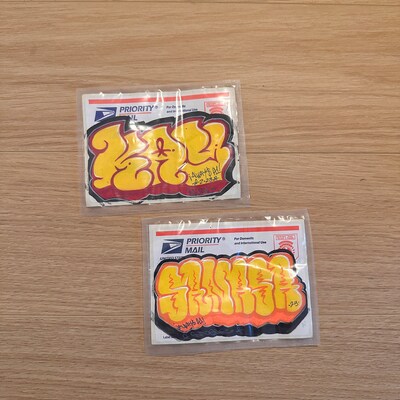 Custom Graffiti Sticker your Name/tag Tiktok Feature A1 USPS 228 - Etsy