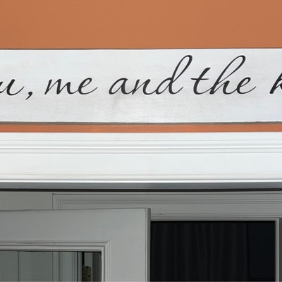 You Me and the Kids Wooden Sign Farmhouse Décor White Sign - Etsy