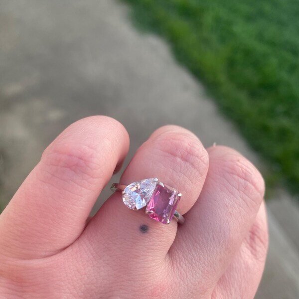 Solitaire Round Diamond Engagement Ring Set, Woman's Broad Shank ...