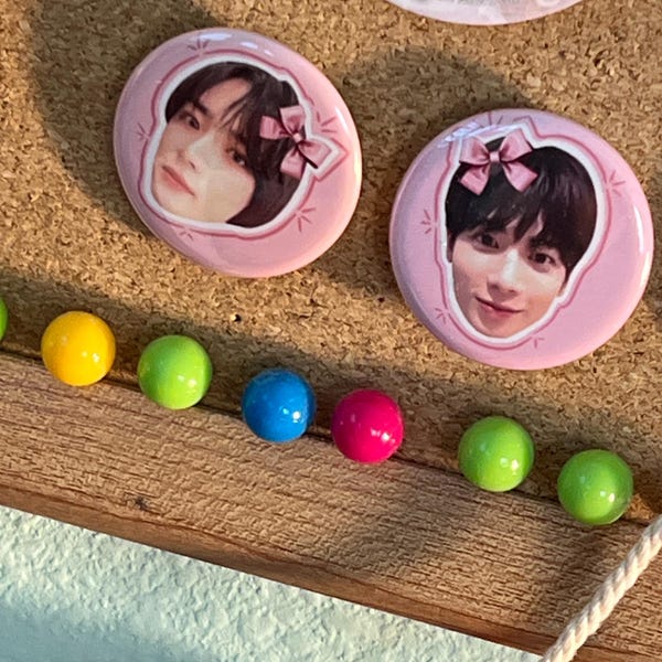 TXT Bow Buttons - Etsy