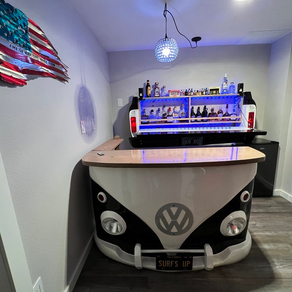 Man Cave Wall Mount Tailgate Bar. Garage Decor - Etsy