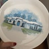 House Platter, Housewarming Gift, Watercolor House Platter, House Gift ...