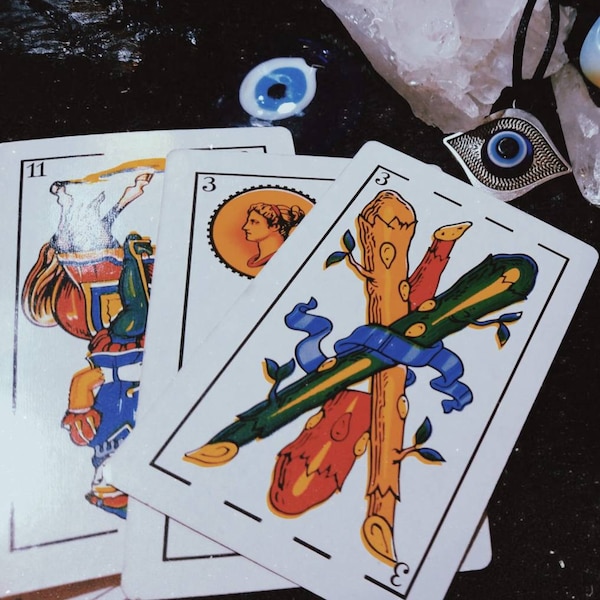 1 Deck Spanish Playing Cards Baraja Española 50 Cards Naipes Tarot New ...