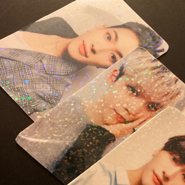 Transparent Holographic Sparkle Overlay, Adhesive Coated Clear Glitter ...