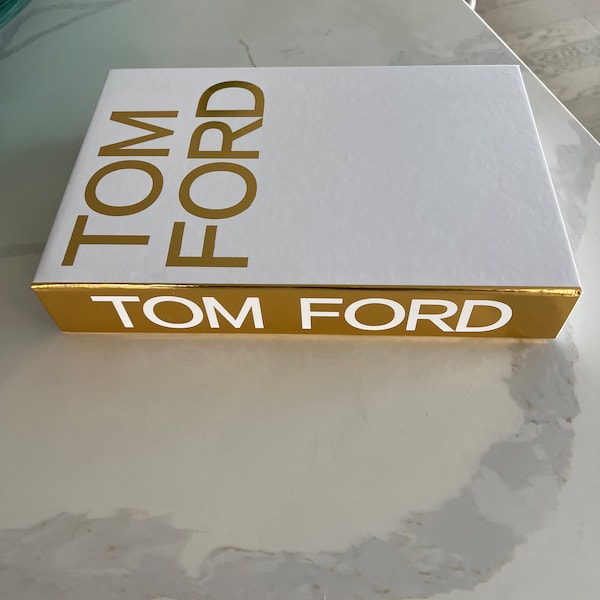 Tom Ford Book Box Set: Coffee Table Decor, Openable Cardboard Storage ...