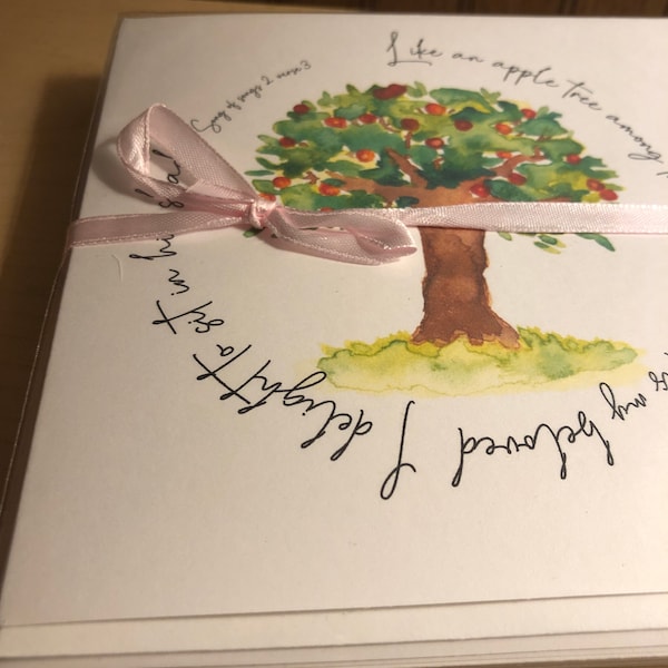 Pack of Beautiful Christian Faith Cards With Watercolour Illustrations ...