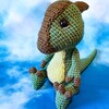 Parasalphosaurus, Dinosaur Crochet Pattern, Crochet Pattern, Crochet ...