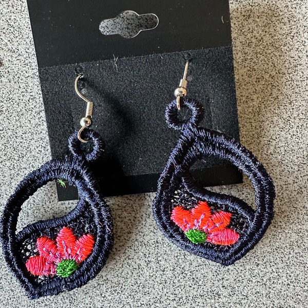 Bookmark, FSL, Lace, Free Standing Lace, Ith, 5x7hoop, No.1072, Machine ...