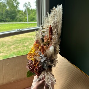 Rustic Boho Wedding Bouquet,artificial Faux Flowers Home Wedding Decor ...