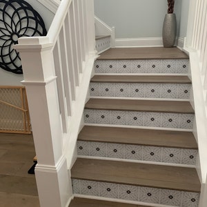 Vintage Look Tiles Stair Riser, Window Sill, Tile Stickers 7 Inch X 36 ...