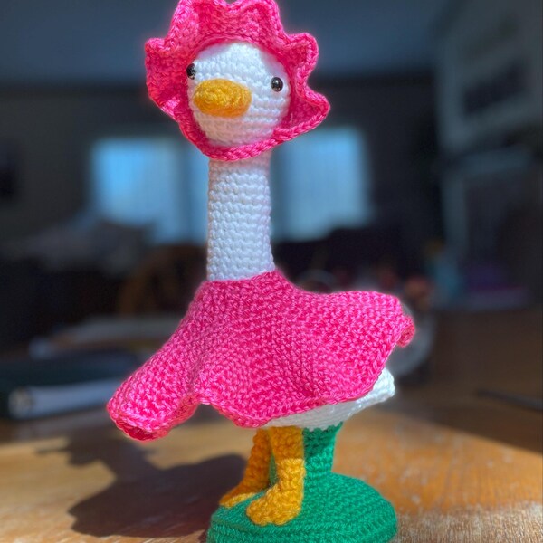 PATTERN ONLY Crochet Desk Goose Christmas Holiday Outfit Set Pdf ...