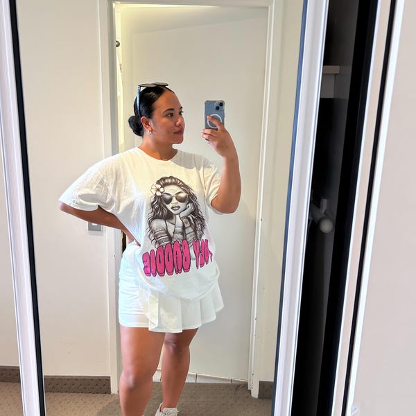 Polynesian Baddies Tee, Tribal Print Shirt, Unisex Cotton T-shirt ...