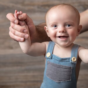 Baby Boy Photo Outfit Sitter 6-9 Mo Neutral Props Baby Boy Romper ...