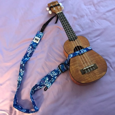 Ukulele Hug Strap Emilia Floral Purple Pink Yellow - Etsy