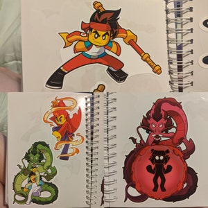 LMK MK, Mei, Red Son traffic Light Trio Matted Stickers - Etsy