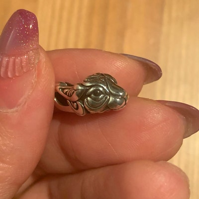 Japanese Oni Mask Ring Silver Oni Panther Ring Hannya Demon Ghost Ring ...