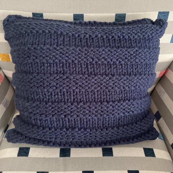 Knitting Pattern - Super Chunky Cushion Covers - Etsy UK