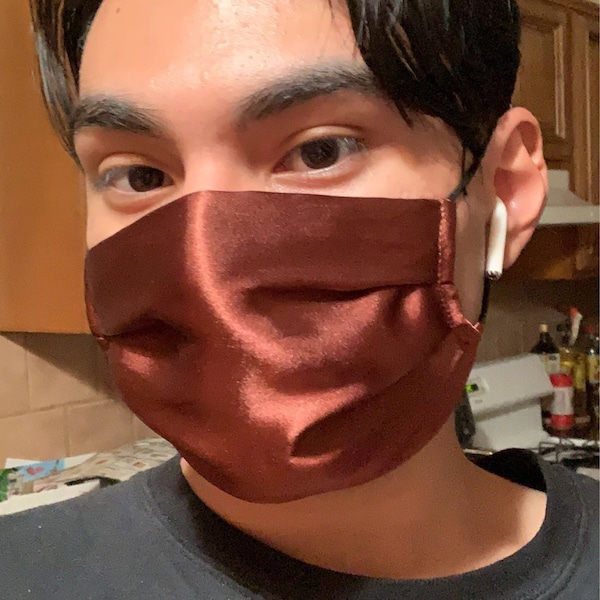 Super Soft Silky Satin Face Masks Made in the UK! Washable and Reusable ...