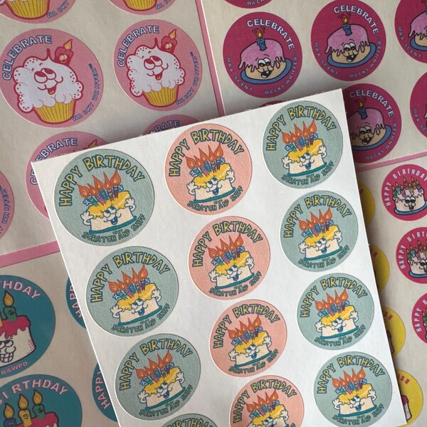 Giant Fruit Punch Jumbo 5 Inch Stickers, 2 Designs, Micro Encapsulated ...