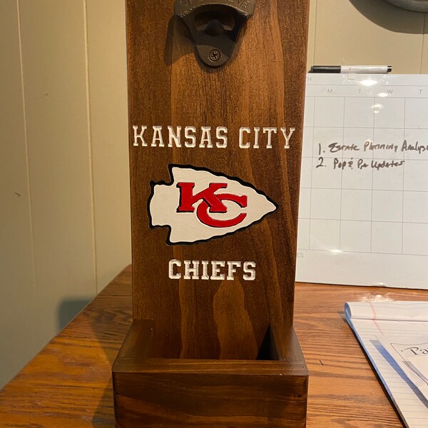 Beer Bottle Opener Wall Mount Sports Team, NBA, NFL, MLB, College - Etsy