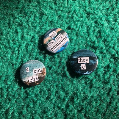 Handmade Collage Pin: 3-PACK CUSTOM ORDER - Etsy