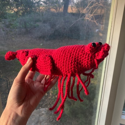Crochet Lifelike Shrimp Prawn Pattern PDF File in English - Etsy