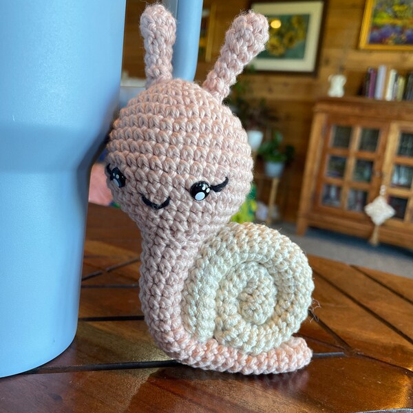 PATTERN: Sally the Snail - Crochet Snail Pattern - Amigurumi Snail ...