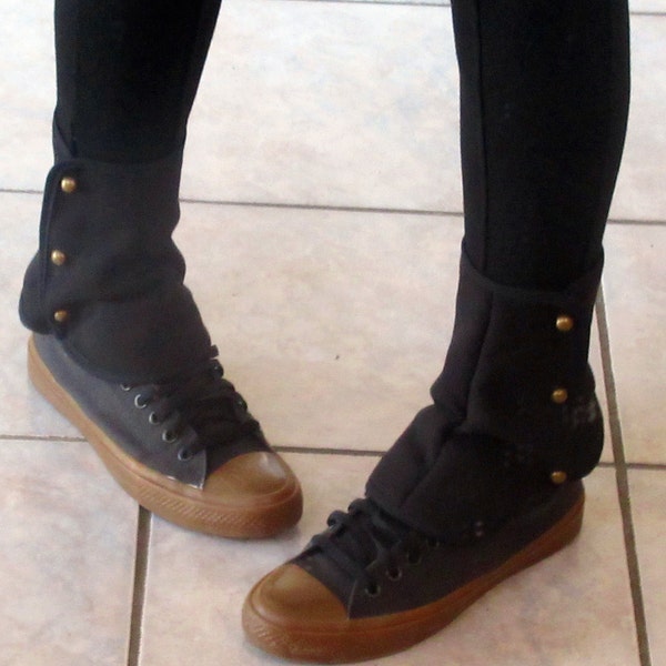 BLACK FRIDAY SALE Spats Reversible Boot Sherlock Holmes Gaiters Women ...