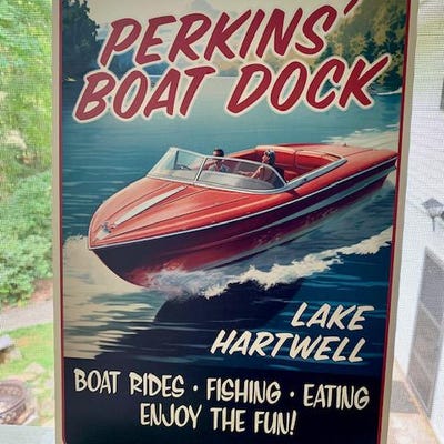Funny Dock Sign, Boat Dock Sign, Dads Boat Decor, Boating Humor ...