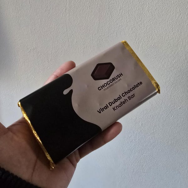 Dubai Chocolate (big Bar) - Etsy UK
