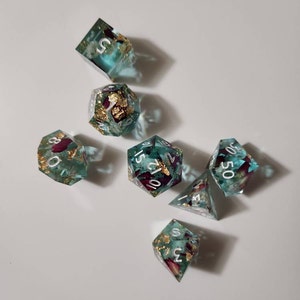 Milk Tea Boba Dice Kawaii Dice, Boba Dice, Handmade Resin Sharp Edge ...