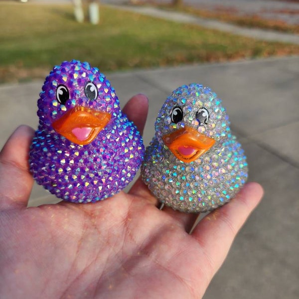 Silver Rhinestone Duck - Etsy