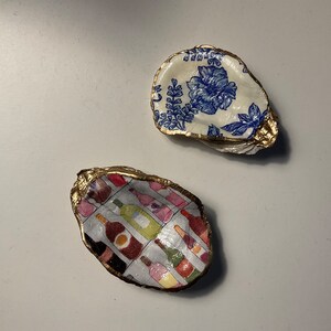 Capri Recycled Oyster Shell Trinket Dish for Jewelry & Rings. A Unique ...