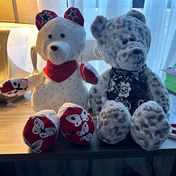 Teddy Bear Sewing Pattern betsy Bear PDF, in English Dress Me Bestie ...