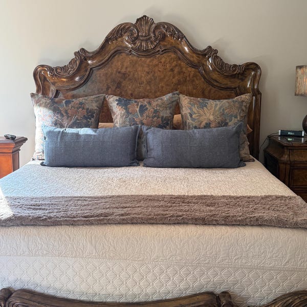 Mocha Pattern Designer Pillow Chenille Texture Throw Cushion Cover ...