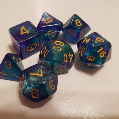 Water SPRITE Dnd Dice Set for Dungeons and Dragons TTRPG D20 - Etsy