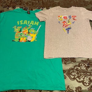 Turtles Birthday Boy Shirt, Turtles Matching T Shirt,custom Turtle ...