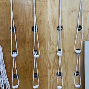 Iyengar Yoga Wall Ropes set of 12 Ropes-2 Long 2 Small, Yoga Ropes for ...