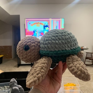 Happy Turtle Pattern Crochet PDF Download Beginner Friendly - Etsy