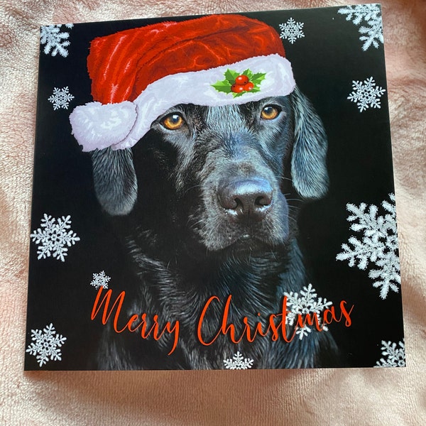 Black Labrador Greeting Card - Black Lab Birthday Card - Labrador ...