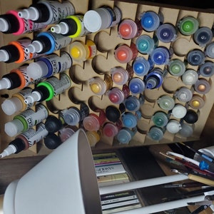 Wall Mounted Hobby Paint Storage Rack Vertical - Etsy