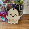 Ghost Tag Halloween Tags Name Tags Halloween Bucket Tags Custom Name ...