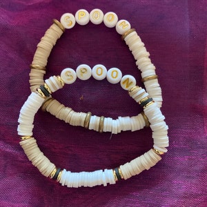 Heishi Bead Bracelet for Women Custom Bead Bracelet | Etsy