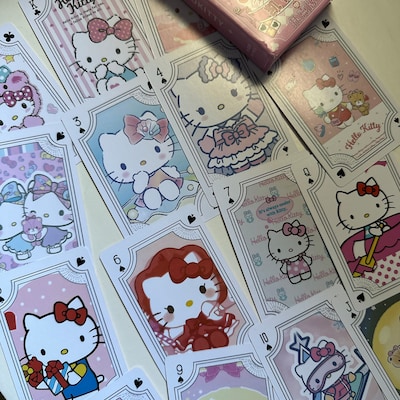 Cute Anime 54 Playing Cards, Kawaii Poker Cards,poker Deck Cards,card ...