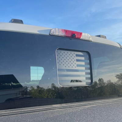 Fits 2006-2014 Honda Ridgeline Rear Middle Sliding Window American Flag ...