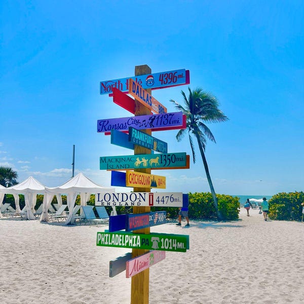 Personalized Destination Outdoor Signs - Personalized Arrow Signs for ...
